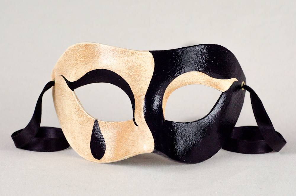 Venetian masks for sale: the colombina mask, festival favorite